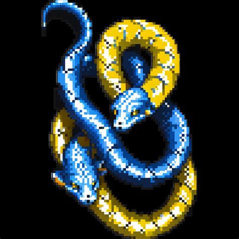 Python Programming Language Logo With Blue And Yellow Intertwined