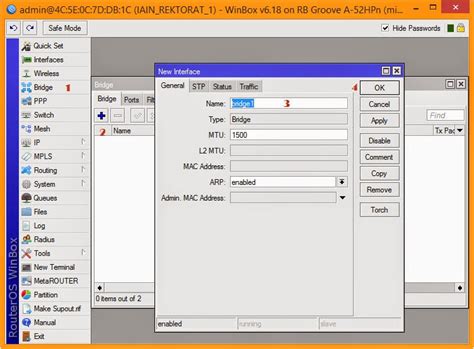 Setting Mikrotik Groove AP BRIDGE