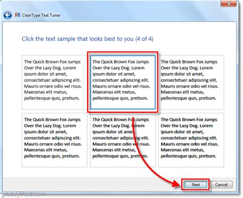 how to read text in windows 7 easier with cleartype