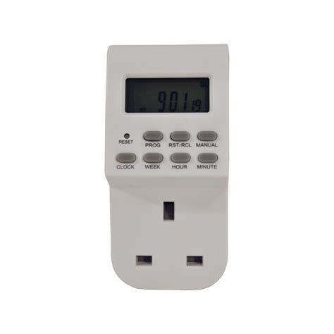 Plug In Programmable Digital Timer Up To 70 Programmes Per Week