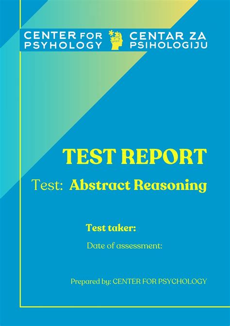Measure Your Abstract Thinking Abstract Reasoning Test