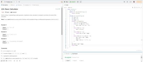 Resolved Basic Calculator Problem On Leetcode Kalai Arasan Posted