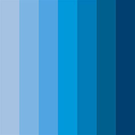 Shades Of Sky Blue Color Palette Colordrop