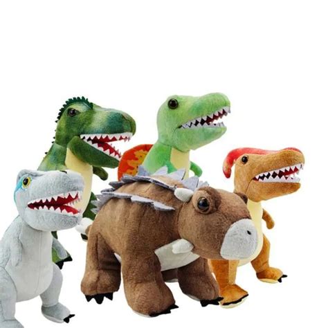 Lifelike Dinosaur Plush Toy 25cm Soft Cartoon Dinosaur Doll Great