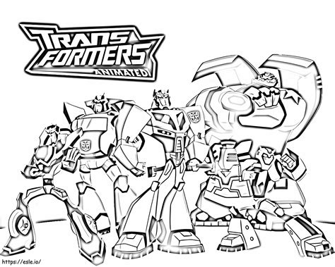 Dibujos Para Colorear De Transformers Prime Bumblebee Dibujos De