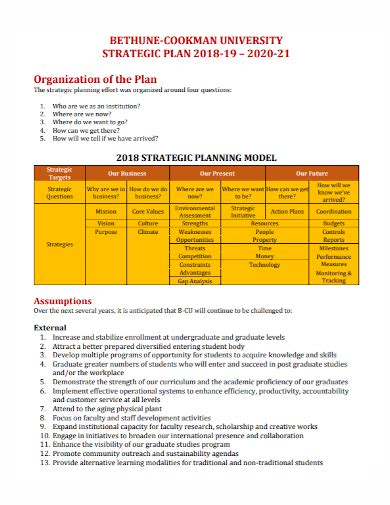University Strategy Plan Th Elek