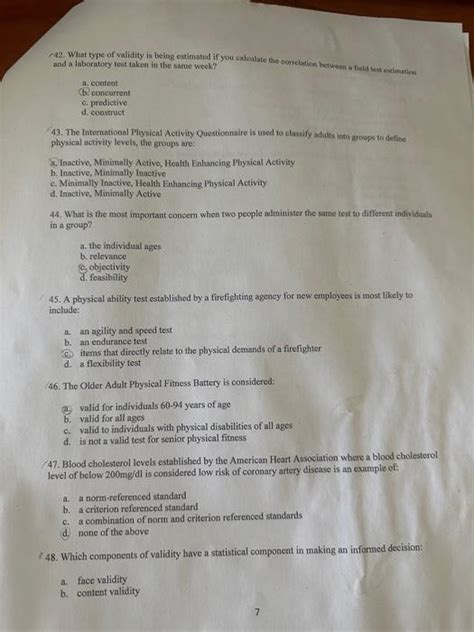 Solved 142 What Type Of Validity Is Being Estimated If You Chegg Com