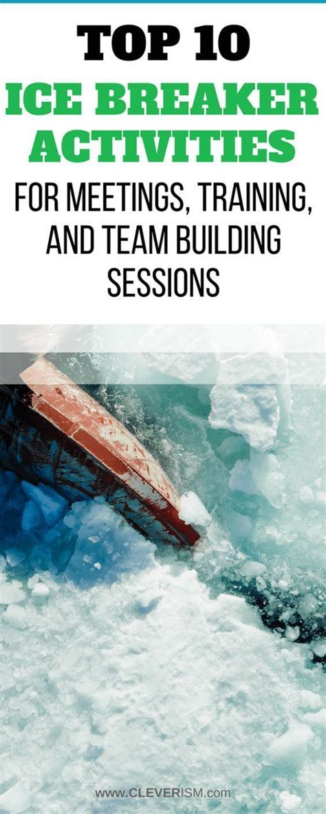 Top 10 Ice Breaker Activities For Meetings Training And Team Building