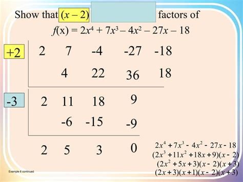 Polynomial And Synthetic Division 1 Ppt