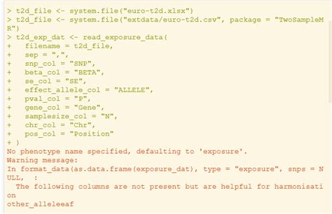 error in using twosamplemr package · mrcieu twosamplemr · discussion