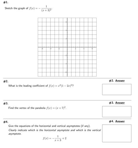 Solved 5 5 Answer What Is The End Behavior Of F X 2°