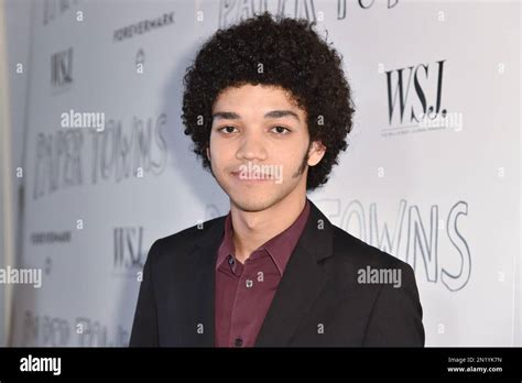 Justice Smith Arrives At The Special Screening Of Paper Towns Held At