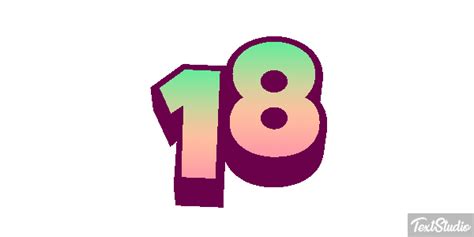 18 Number Animated  Logo Designs