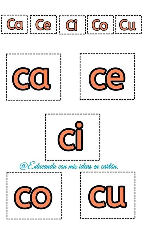 Pin De Marimar Cristina En Silabas Silabarios Silabas Letras Del