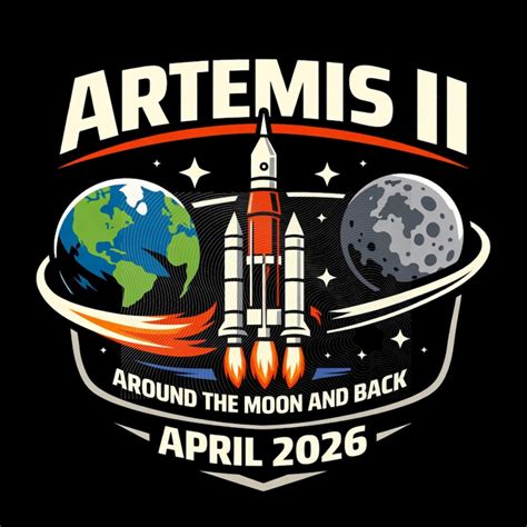 Nasa Artemis 2 Patch Etsy