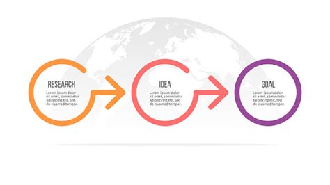 비즈니스 프로세스입니다 3 단계 옵션 화살표와 타임 라인 인포 그래픽 벡터 템플릿입니다 3에 대한 스톡 벡터 아트 및 기타 이미지 Istock