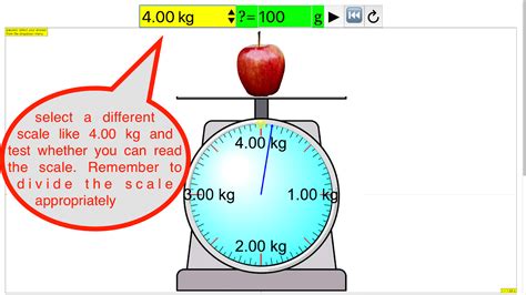 Mass Or Weighing Scale Model Javascript Simulation Applet Html5 Open Educational Resources