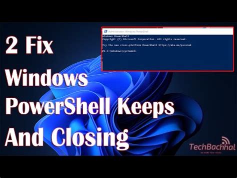 Windows PowerShell Keeps Opening And Closing Fix How To YouTube
