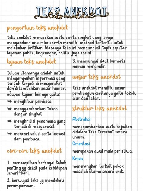 Teks Anekdot • ̀ω Artofit
