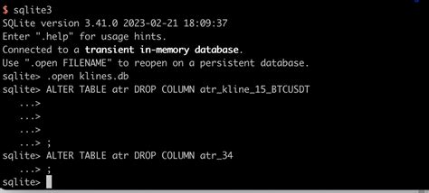 Bug Drop Column With Syntax Error · Issue 3302 · Sqlitebrowser