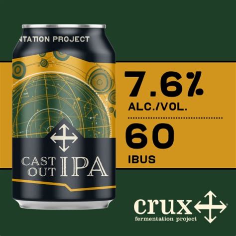 Crux Fermentation Project Cast Out Ipa Craft Beer 6 Cans 12 Fl Oz