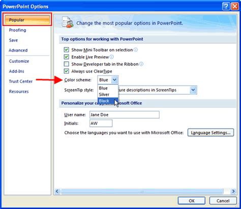PowerPoint Setting Up Your PowerPoint Environment