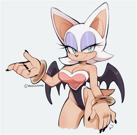 Rouge The Bat Воровка Руж Летучая мышь Руж Sth Персонажи Sonic