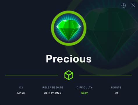 Precious — Htb Walkthrough This Post Is Regarding An Htb Machine By