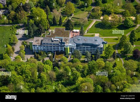 Aerial View Hotel Am Kurpark Panoramahotel Brilon Sauerland North Rhine Westphalia Germany