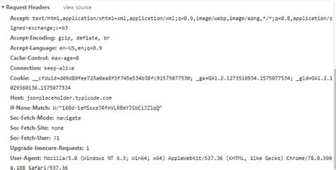 Requests Requests Headers
