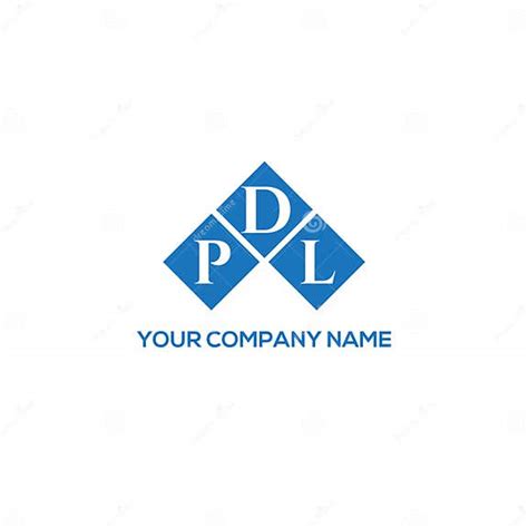 Pdl Letter Logo Design On Black Background Pdl Creative Initials Letter Logo Concept Stock