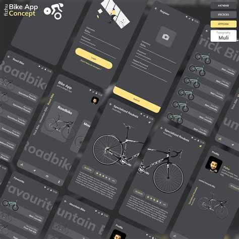 GitHub Fizhu Bike App Concept Bike App Concept Free UI UX And Source Code Template