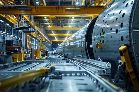 Optimizing Aircraft Manufacturing Processes Ar Generative Ai Premium Ai Generated Image