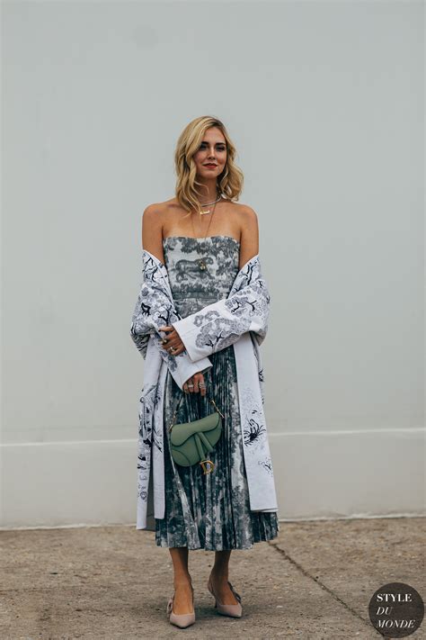 Paris Ss 2019 Street Style Chiara Ferragni Style Du Monde Fashion