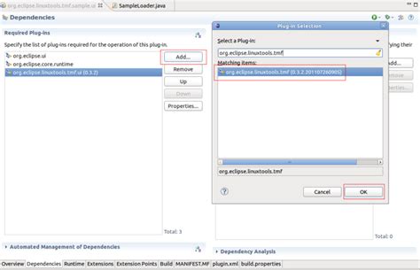 Linux Tools Project TMF User Guide Eclipsepedia