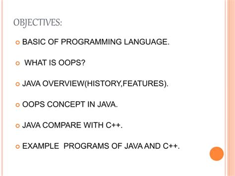 Object Oriented Programming Concept In Javapptx