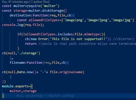 Mernstack Codingjourney 100daysofcode Multer Fileupload Nodejs