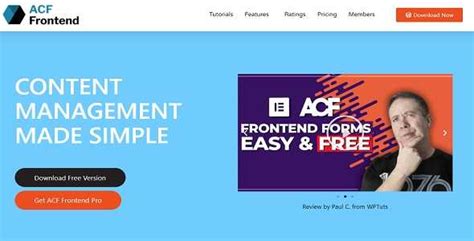 Acf Frontend Pro Content Management Plugin Wp Nova