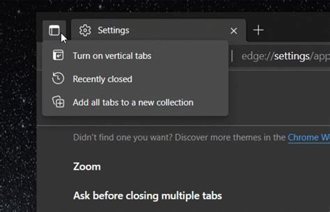 Microsoft Is Testing A New Tab Action Menu In Edge Canary