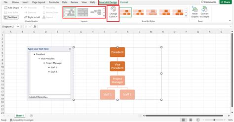 How To Use Smartart Hierarchy In Excel Sheetaki How To Use Smartart Hierarchy In Excel Sheetaki