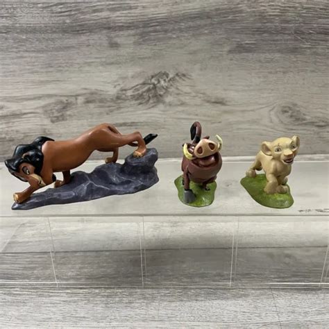 Disney Lion King Pvc Character Figurines Nala Scar Pumbaa Lot Of Picclick Uk