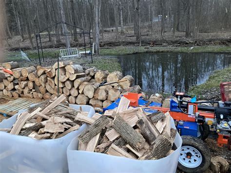 After Work Splitting Session Rfirewood