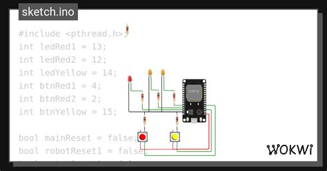 Wokwi Online ESP STM Arduino Simulator