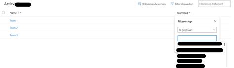 Possibility To Filter Options From The User Table Power Platform