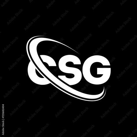 Csg Logo Csg Letter Csg Letter Logo Design Initials Csg Logo Linked With Circle And Uppercase