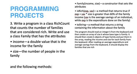 Solved Programming Projects 3 Write A Program In A Class