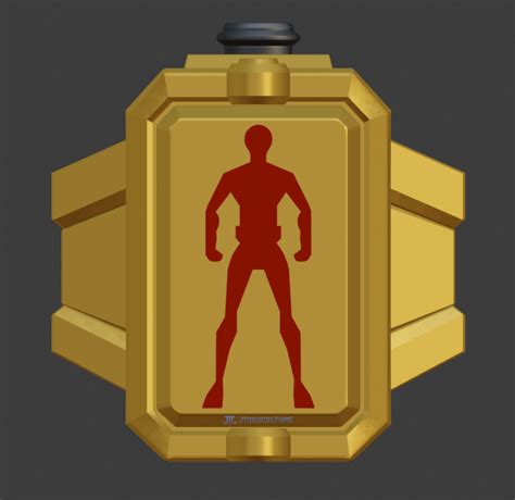 Ranger Gokai Silver Buckle 3d Stl Jtokucostume