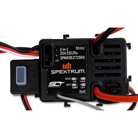 Spektrum Accessories Slt 25a 2 In 1 Esc Receiver Combo Ic2 Crawler