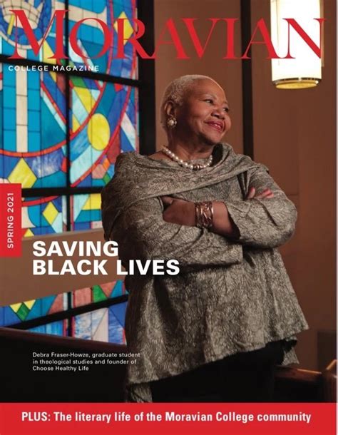 Founder Debra Fraser Howze Graces The Cover Of Moravian College Magazine — Choose Healthy Life
