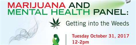 Marijuana and Mental Health Panel: Getting Into The Weeds | UTSC Health & Wellness Centre